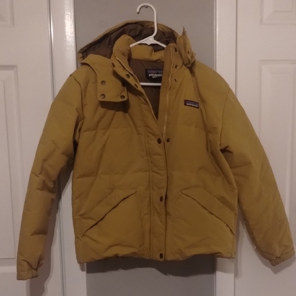 Patagonia | Jackets & Coats | Patagonia Yellow Downdrift Insulated ...